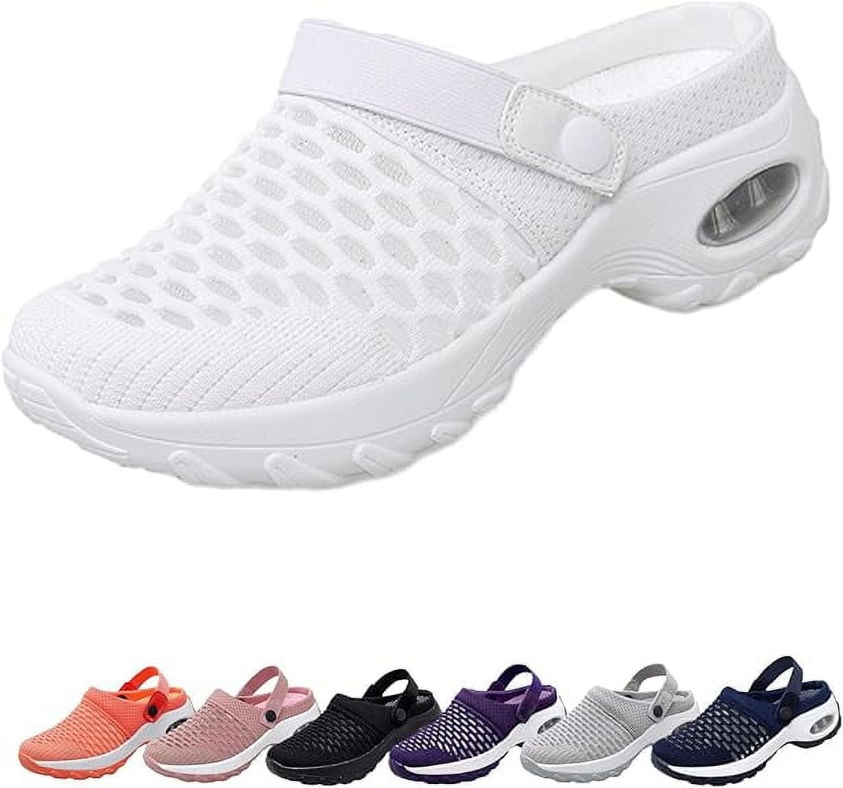 Women's Orthopedic Clogs with Air Cushion Support to Reduce Back and ...