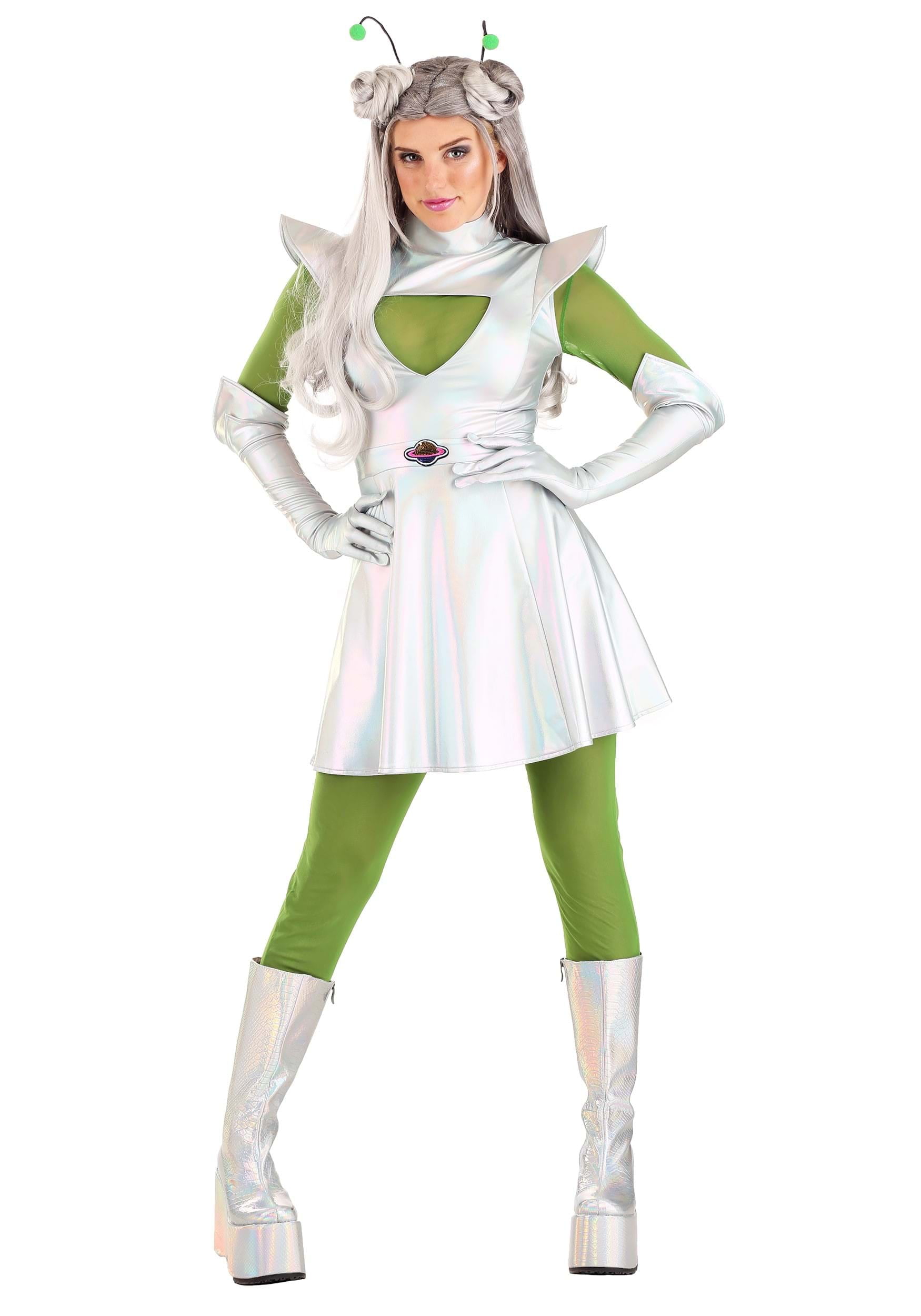 Women's Outer Space Alien Costume - Walmart.com
