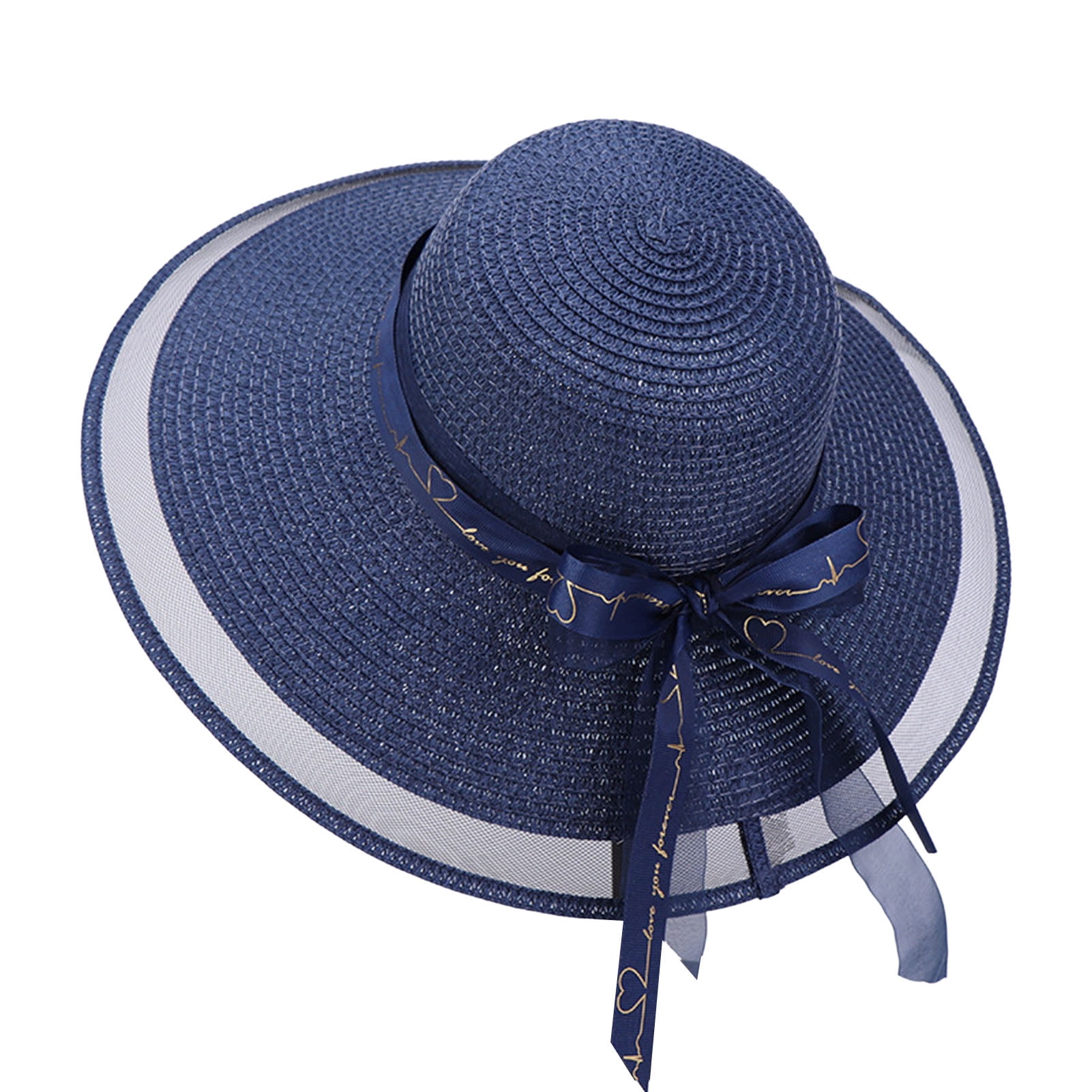 Women's Oversized Beach Hat,Large Wide Brim Floppy Sun Hats Big ...