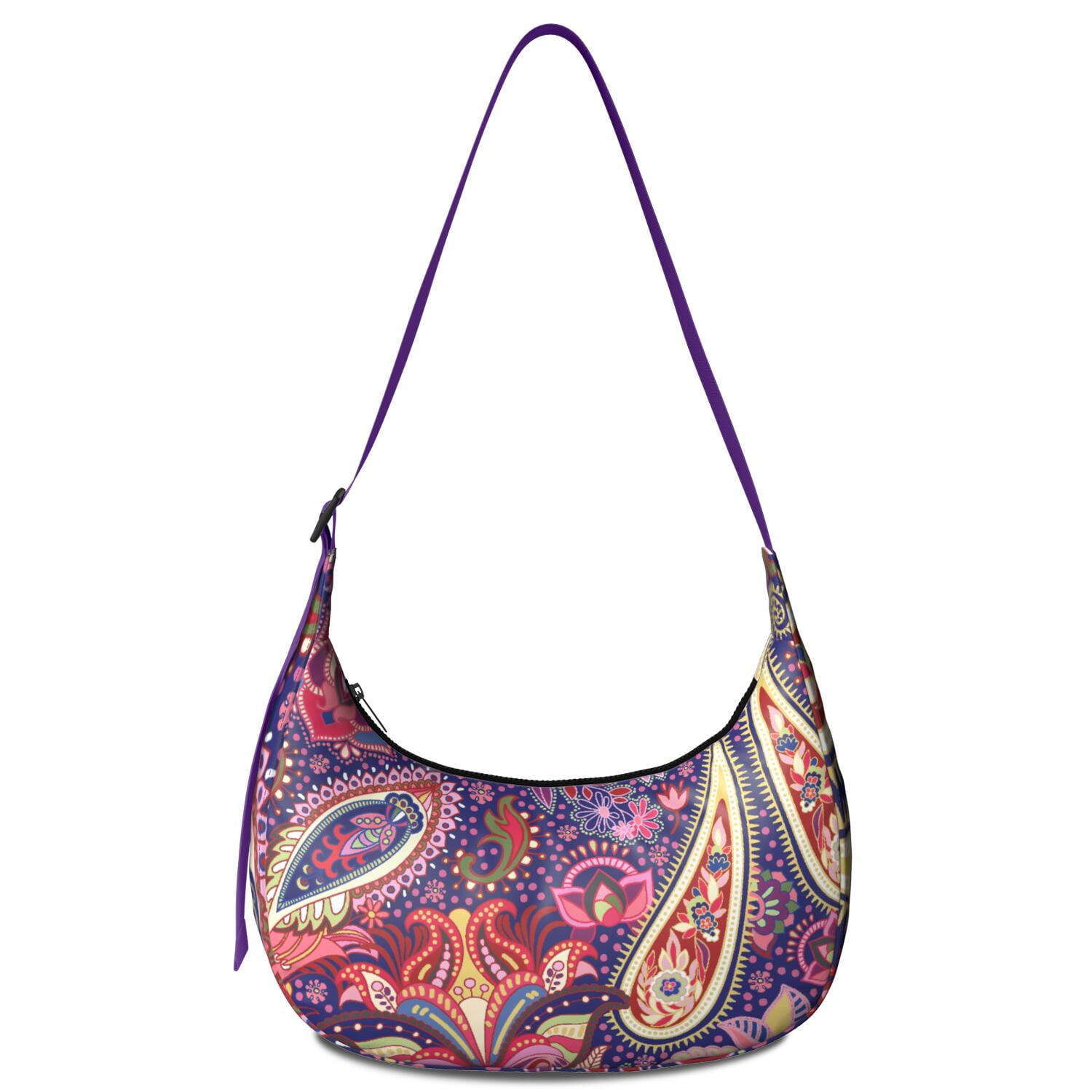 Women’s Paisley Design Shoulder Bag – Bohemian Vintage Retro Ethnic ...