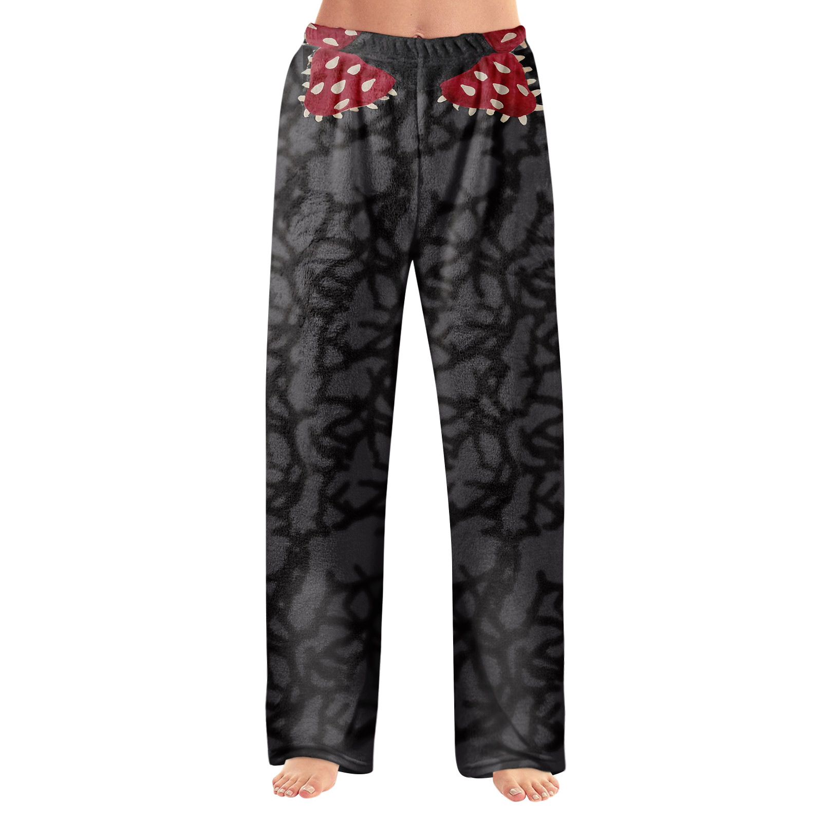 Women's Pajama Bottoms Stranger Things Demogorgon Lounge Pants Wide Leg ...