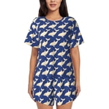 Women's Pajama Sets - Cute Dolphin No.20030 Summer Pajamas for Women ...