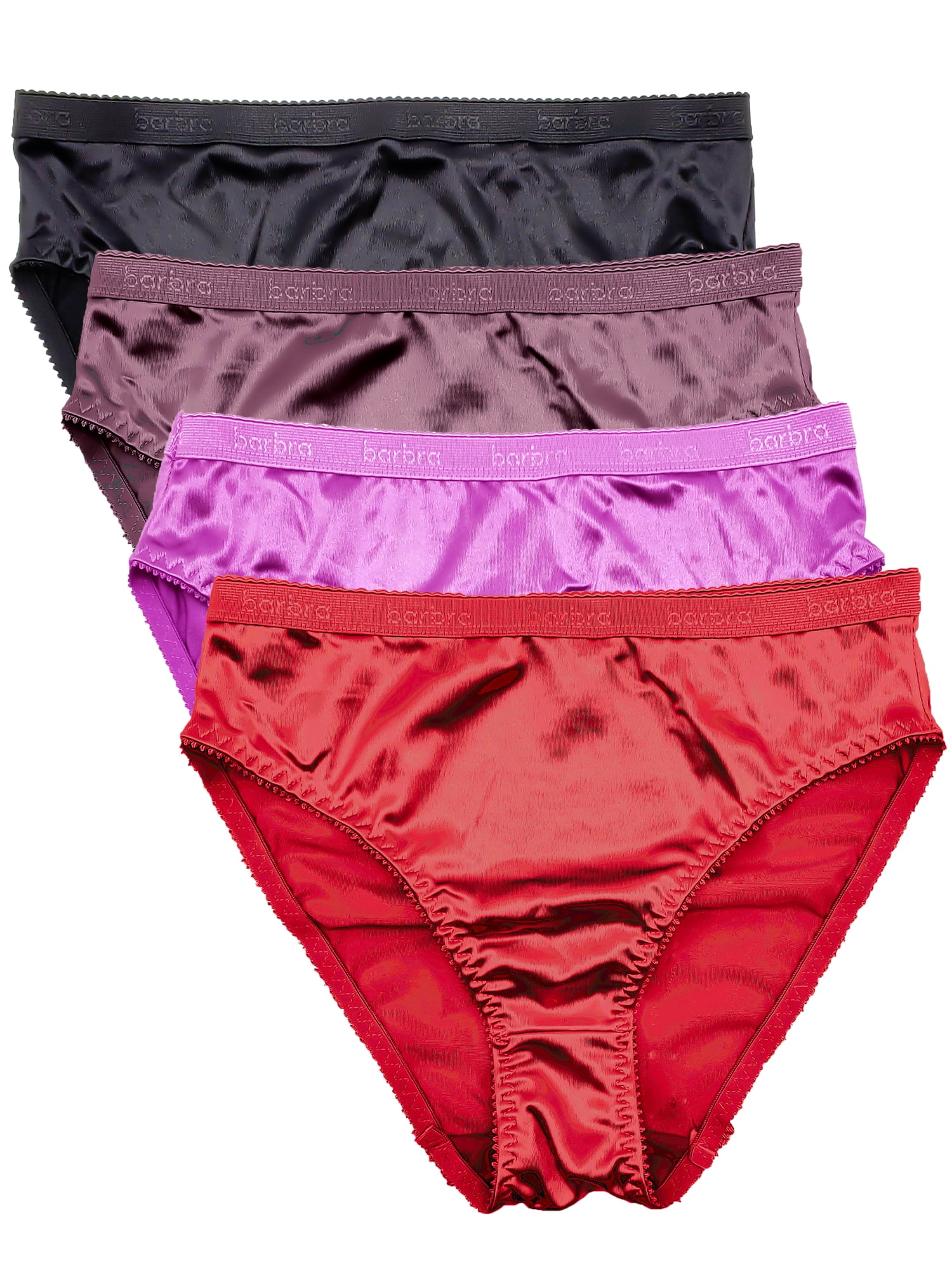 B2BODY, Women's Panties Silky Satin Bikini, Small to 5XL, Multi-Pack ...