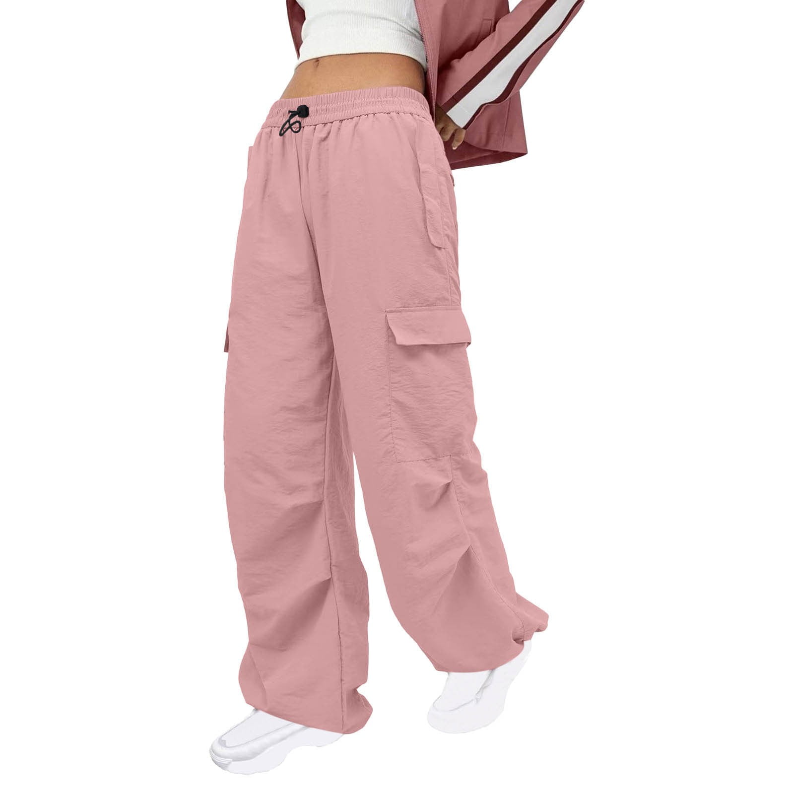 Womens Pants Baggy Cargo Pants Streetwear Hop Joggers Sweatpants