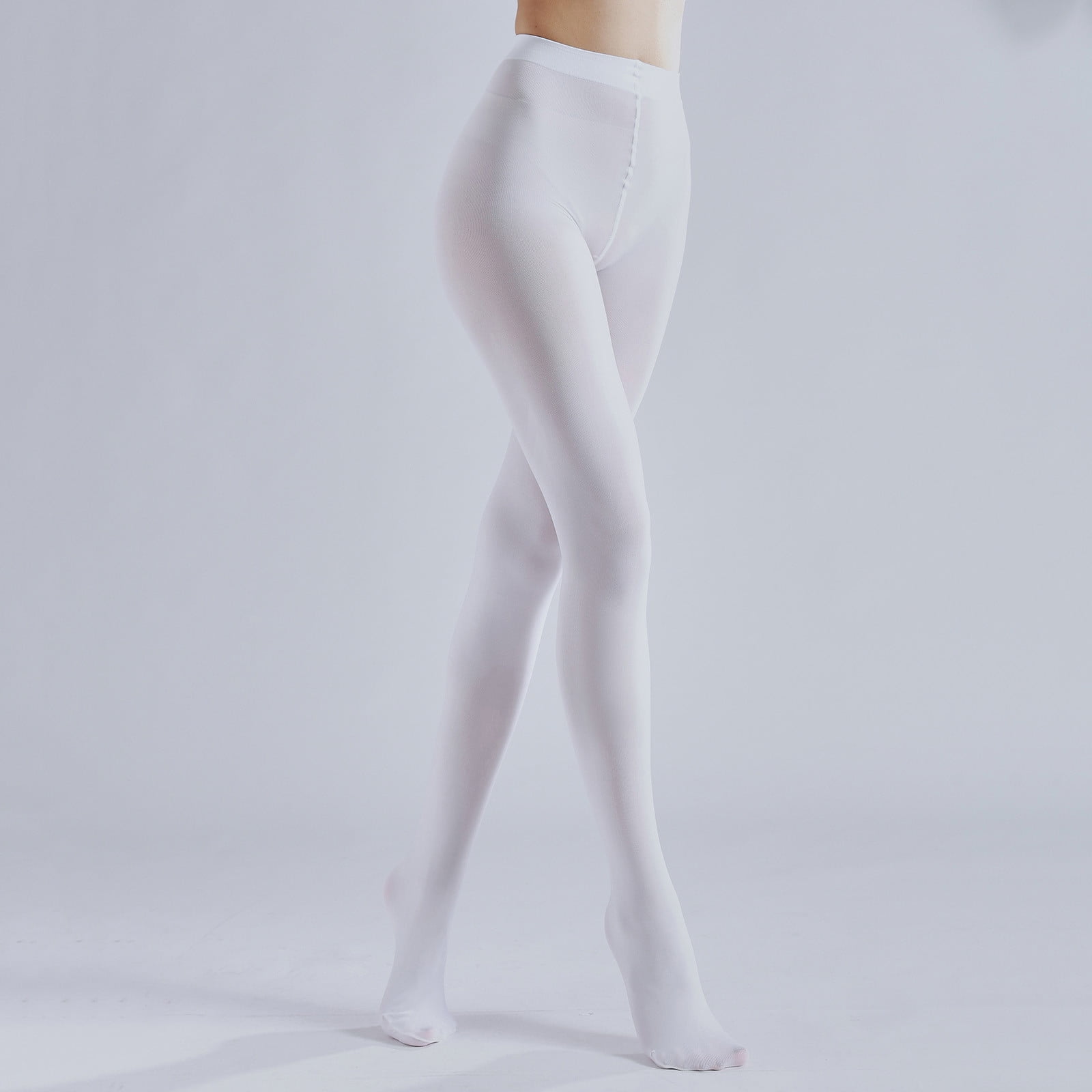 Women's Pantyhose Footed Tights Solid Color Soft Opaque Tights Leggings ...