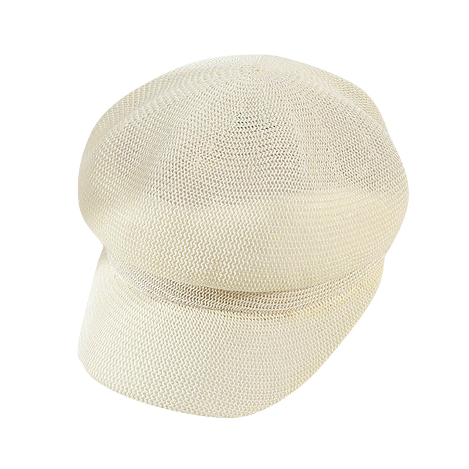Women's Papyrus Balloon Newsboy Hat - Plain Peaked Sun Hat, Adjustable ...