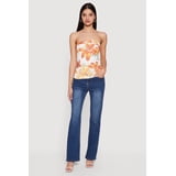 Women's Patterned Ruched Side Tube Top - Walmart.com