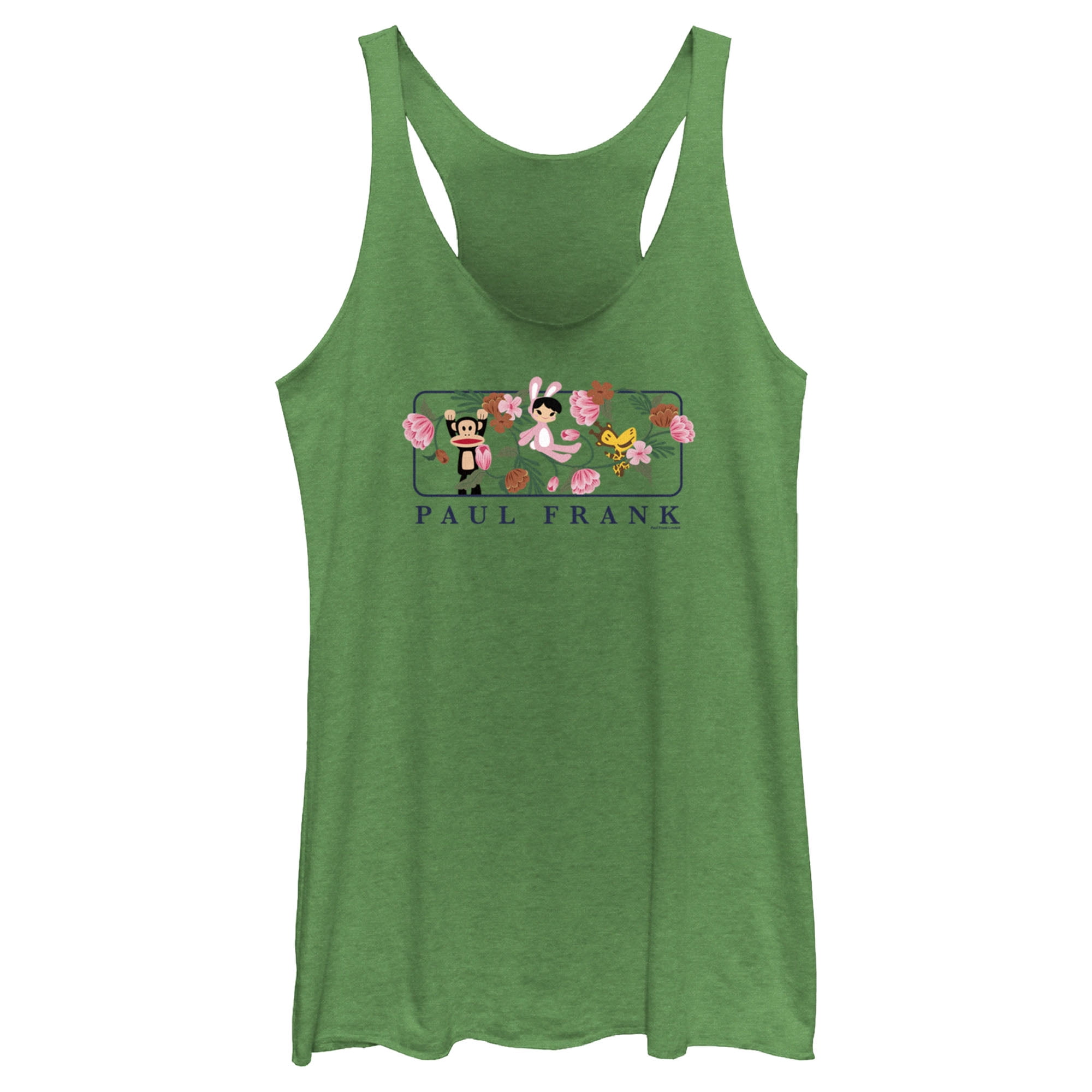 Women's Paul Frank Julius the Monkey and Bunny Girl Flower Scene ...