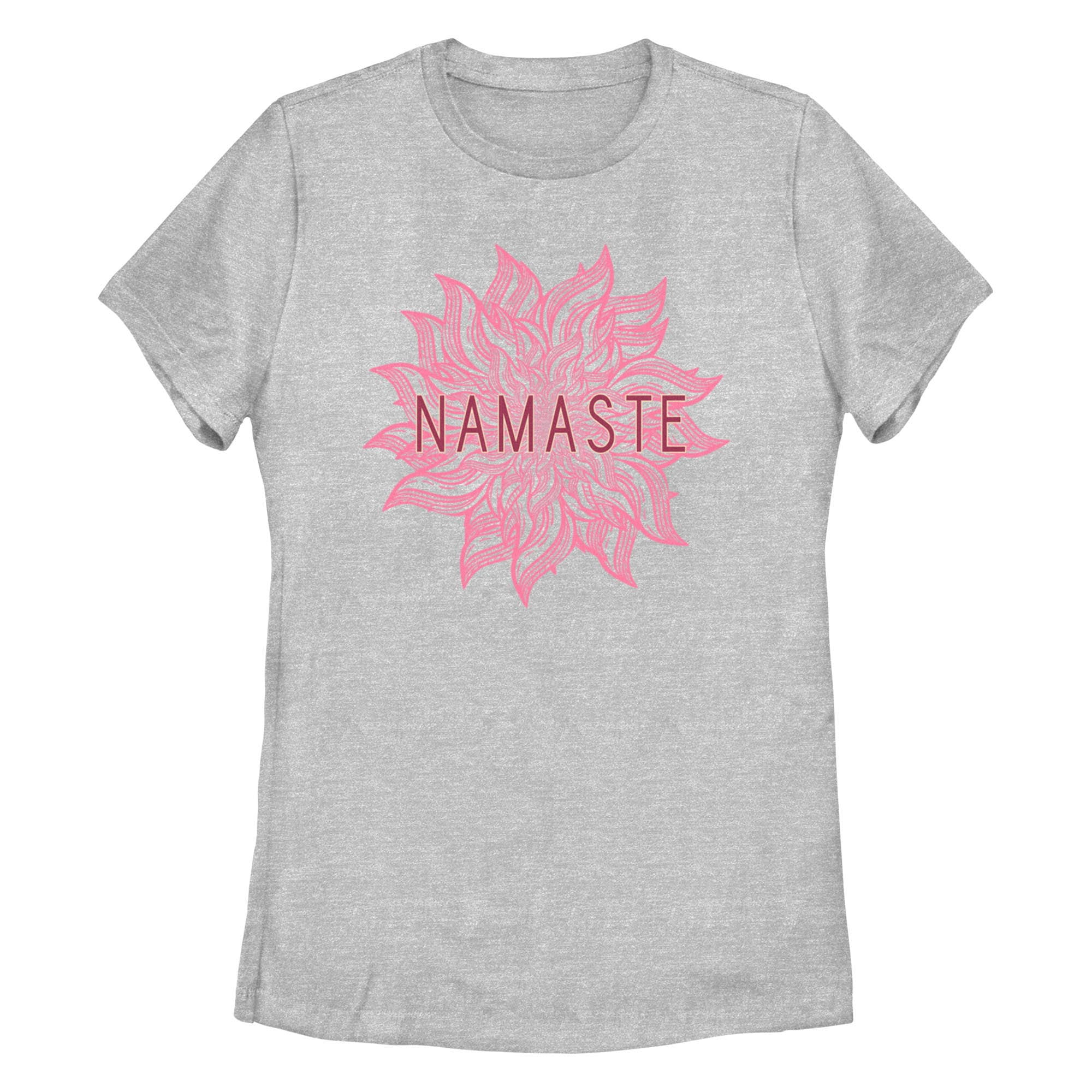 Women's Peaceful Warrior Namaste Sun Graphic T-Shirt - Walmart.com
