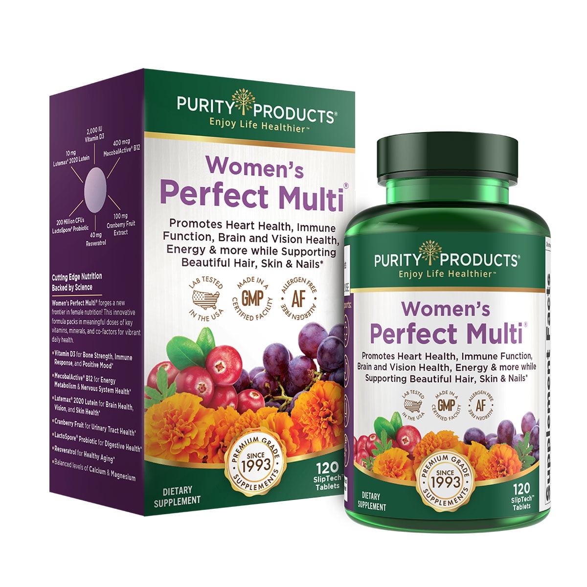 Women’s Perfect Multi by Purity Products - Balanced Multivitamin ...