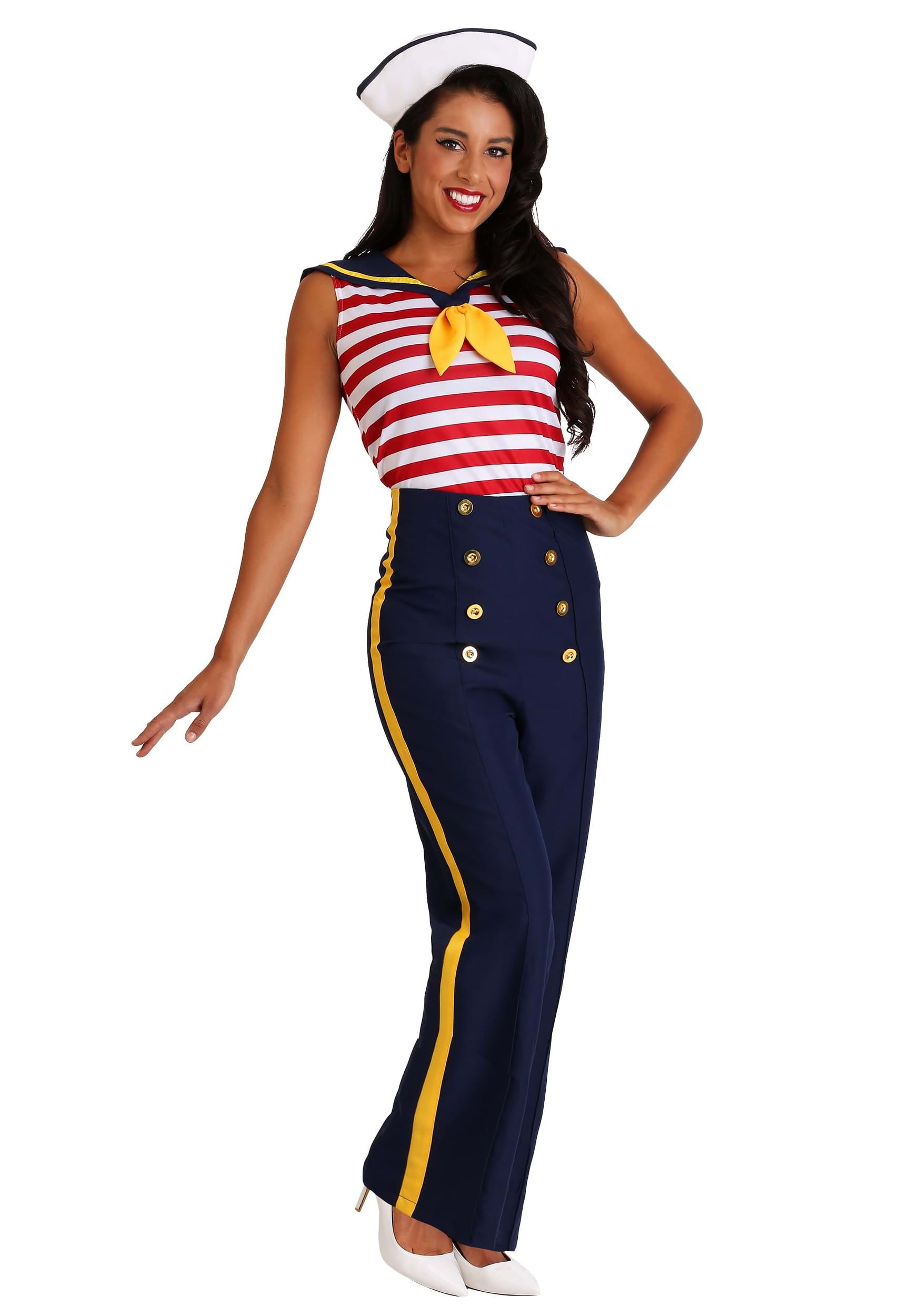 Women's Perfect Pin Up Sailor Costume - Walmart.com
