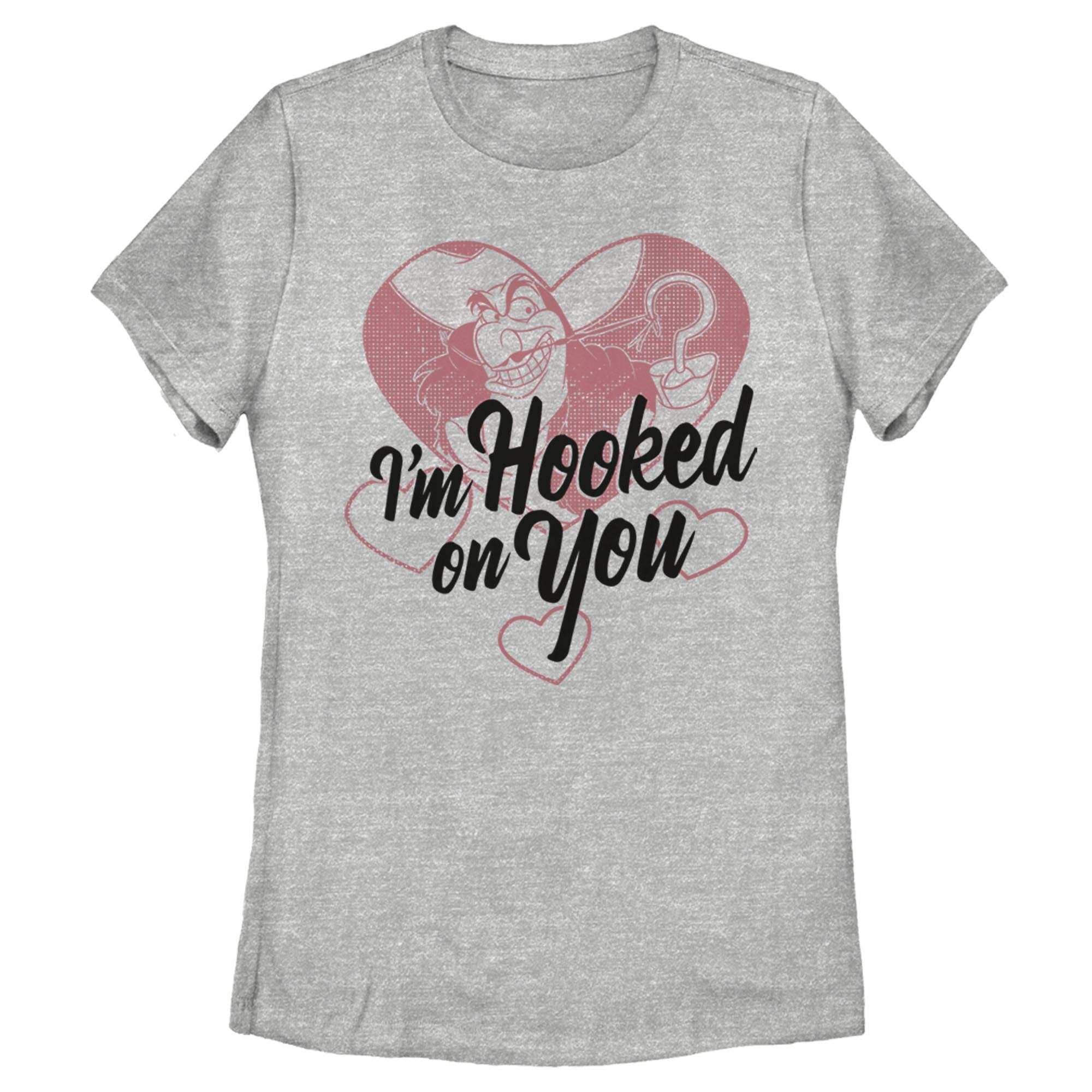 Women's Peter Pan Valentine's Day Captain Hook I'm Hooked on You ...