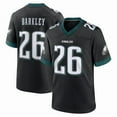 Women's Philadelphia Barkley 26 Black Sports Player Game Stitched Name ...