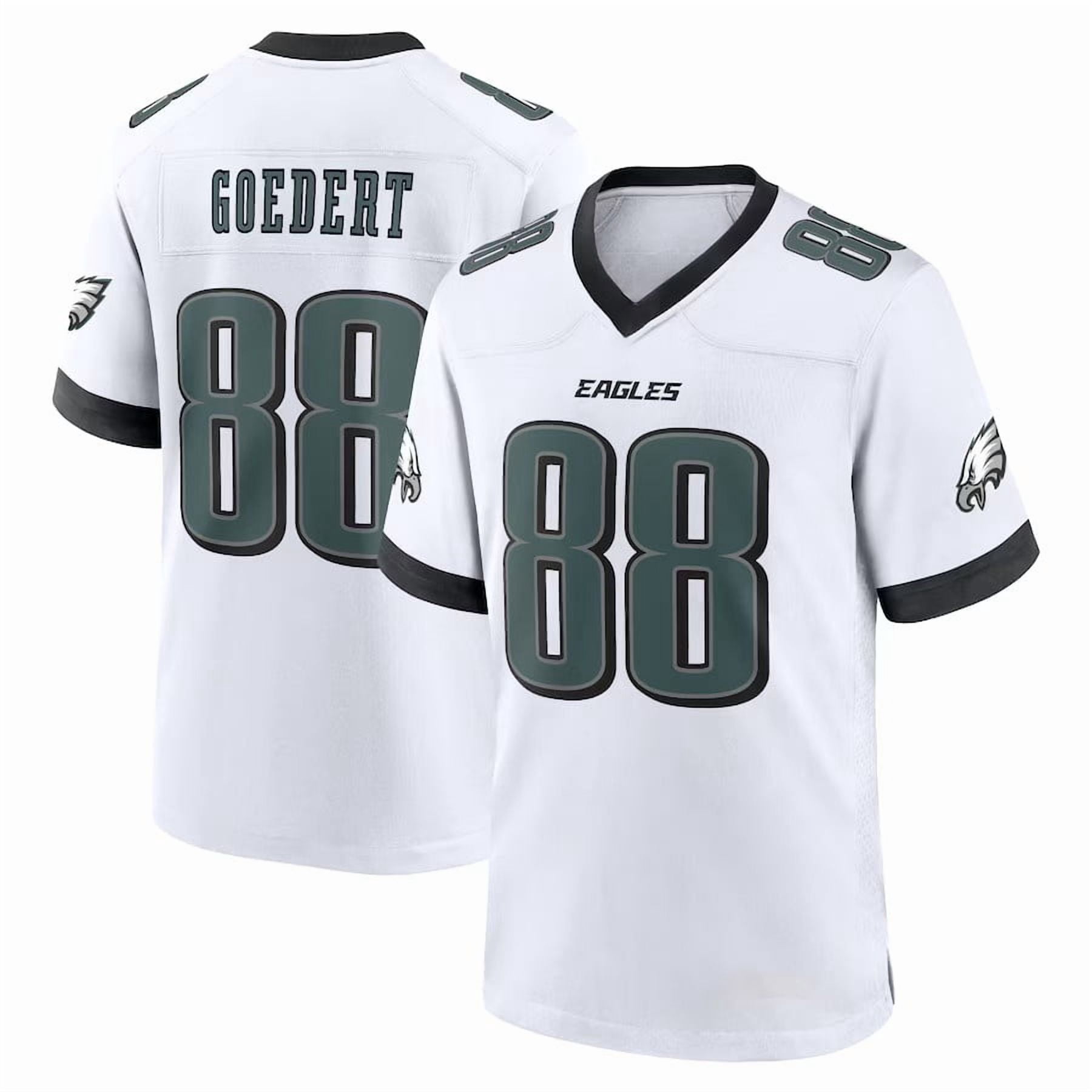 Women's Philadelphia Goedert 88 White Sports Player Game Stitched Name ...