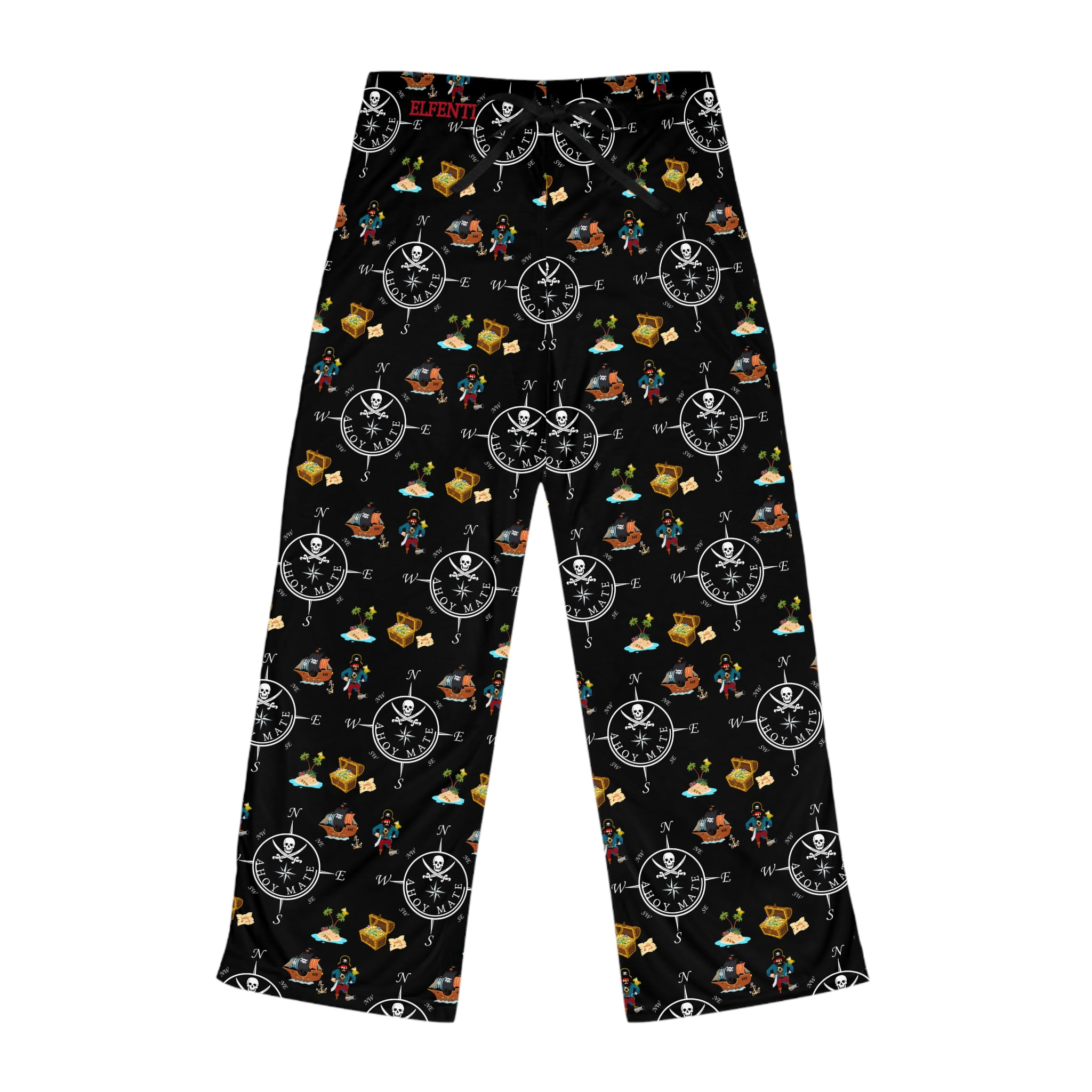 Women's Pirate PJs, Pirate Pajama Pants, Pirate PJs, Treasure Chest ...