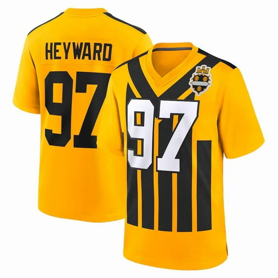 Women's Pittsburgh Heyward 97 Gold Sports Player Game Stitched Name ...