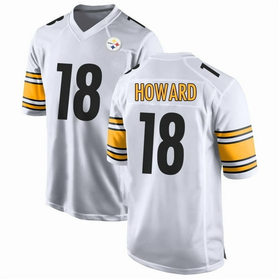 Women's Pittsburgh Howard 18 White Sports Player Game Stitched Name ...