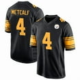 Women's Pittsburgh Metcalf 4 Black Alternate Sports Player Game ...