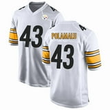 Women's Pittsburgh Polamalu 43 White Sports Player Game Stitched Name ...