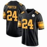 Women's Pittsburgh Porter 24 Black Alternate Sports Player Game ...
