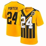 Women's Pittsburgh Porter 24 Gold Sports Player Game Stitched Name ...