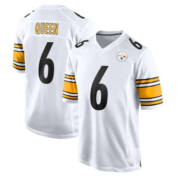 Women's Pittsburgh Queen 6 White Sports Player Game Stitched Name ...