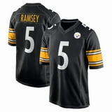 Women's Pittsburgh Ramsey 5 Black Sports Player Game Stitched Name ...