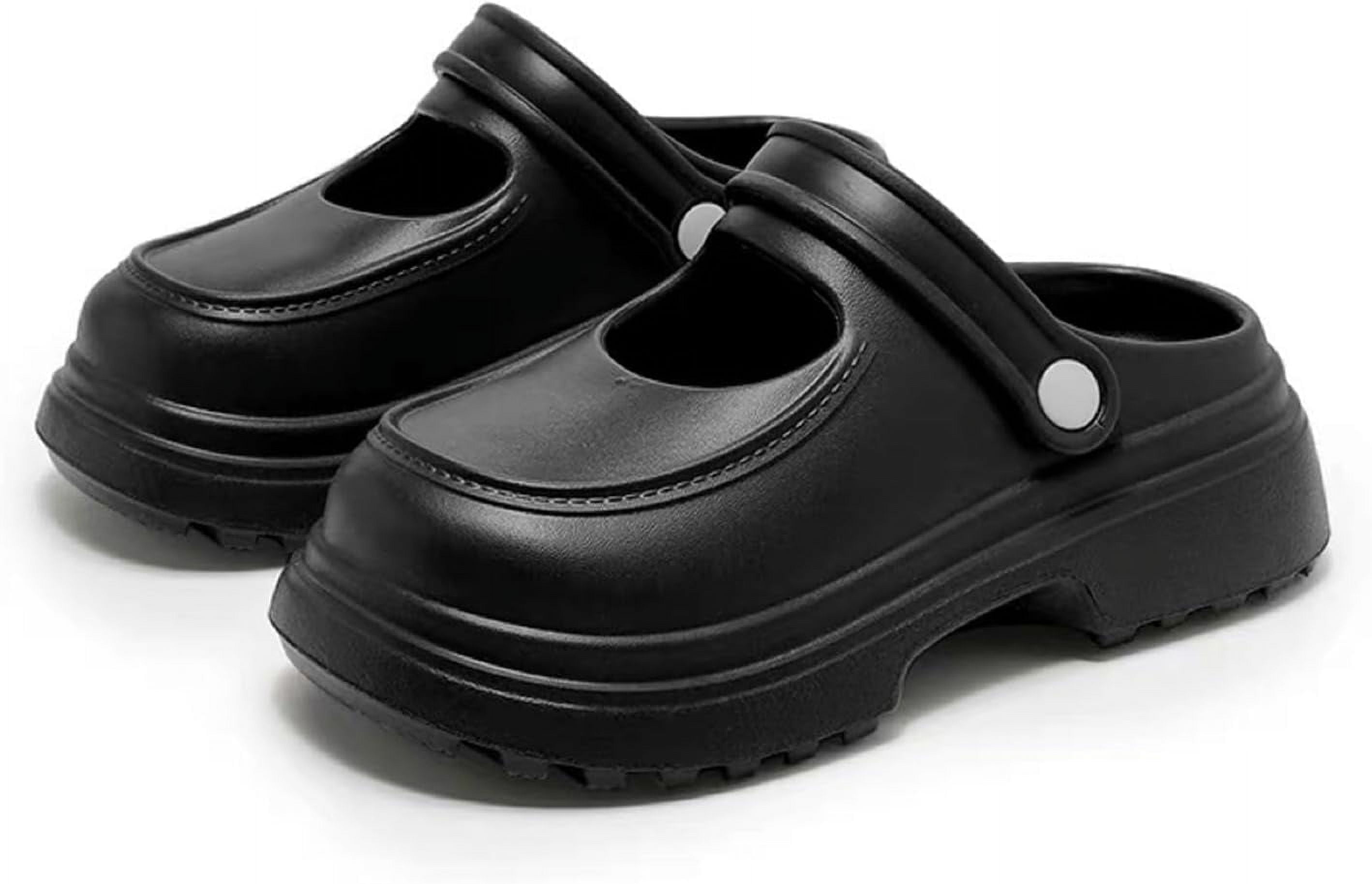 Women's Platform Clogs Garden Shoes Waterproof Beach Pool Sandals ...