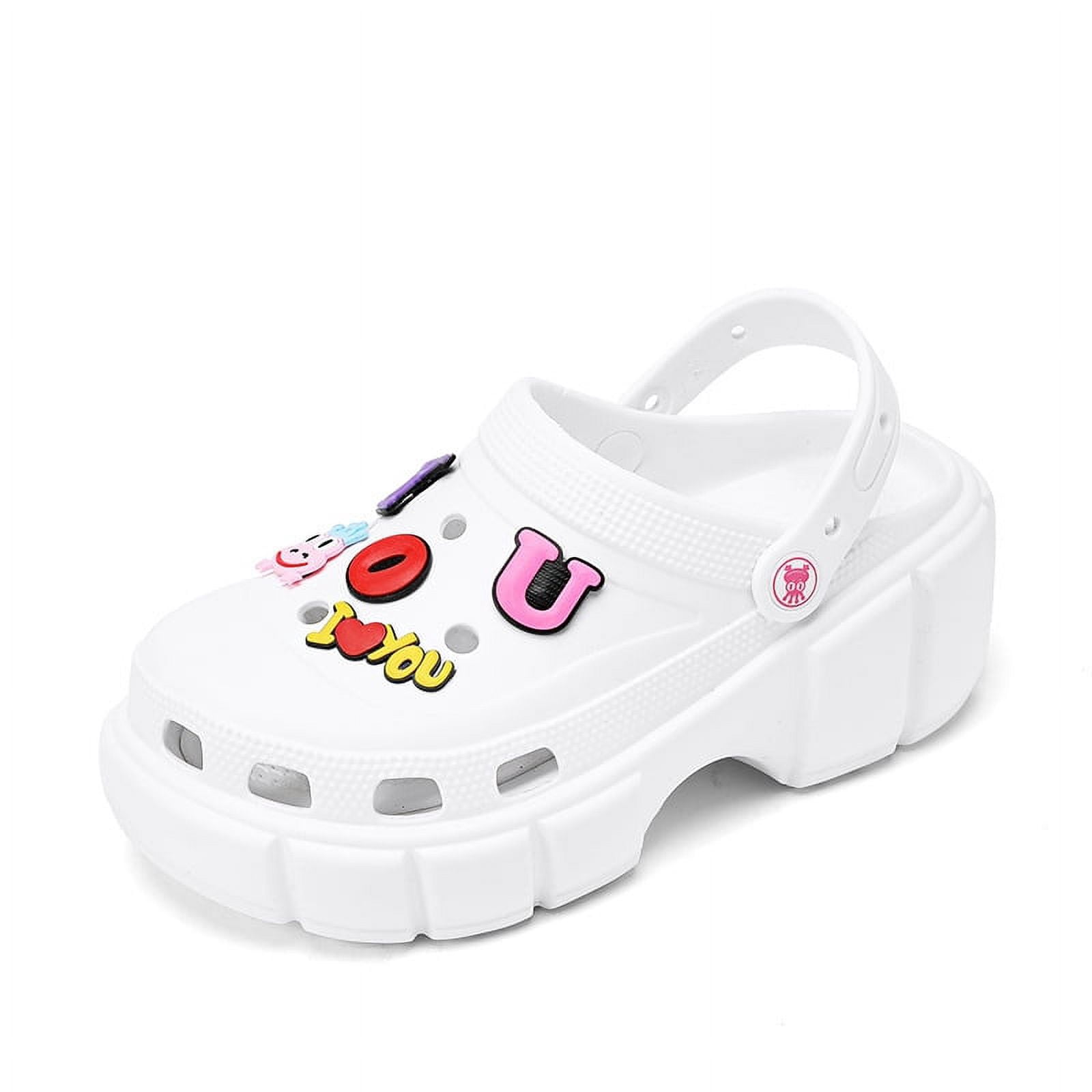 Women's Platform Garden Clogs Slippers Sandals Lightweight Slip On ...