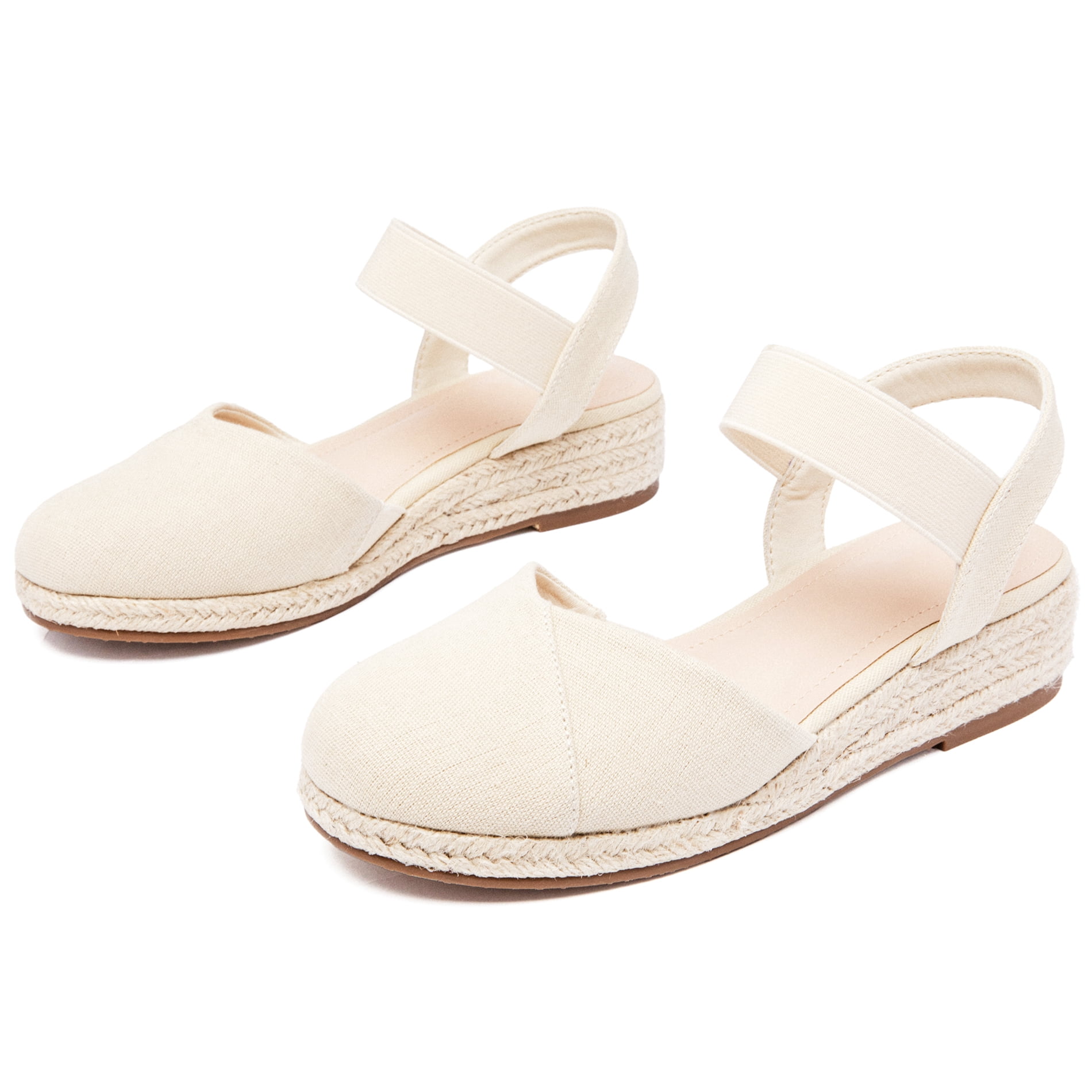 Women's Platform Wedge Heel Espadrille Sandals - Comfortable Insole ...