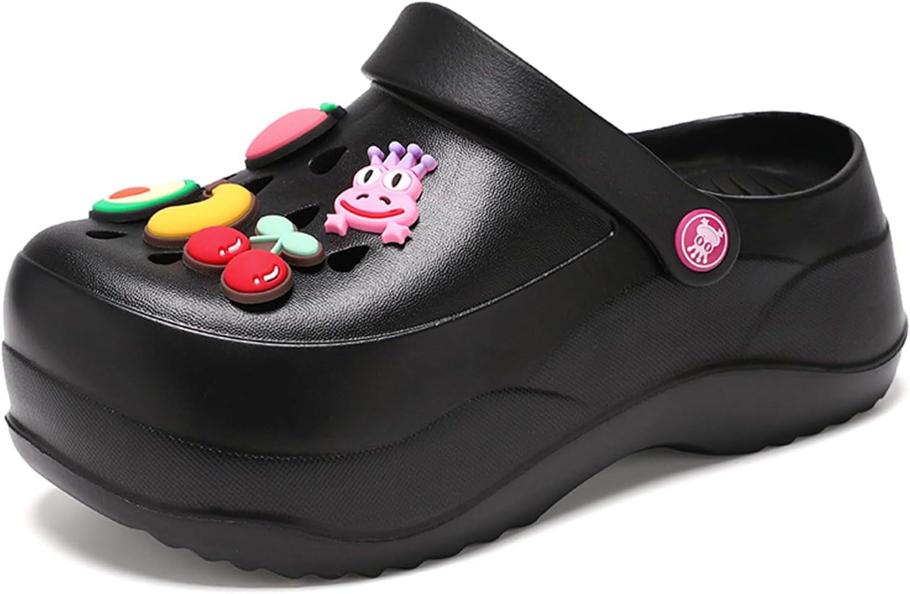 Women's Platfrom Clogs,Garden Clogs for Women,2.75 in High Heels Mules ...