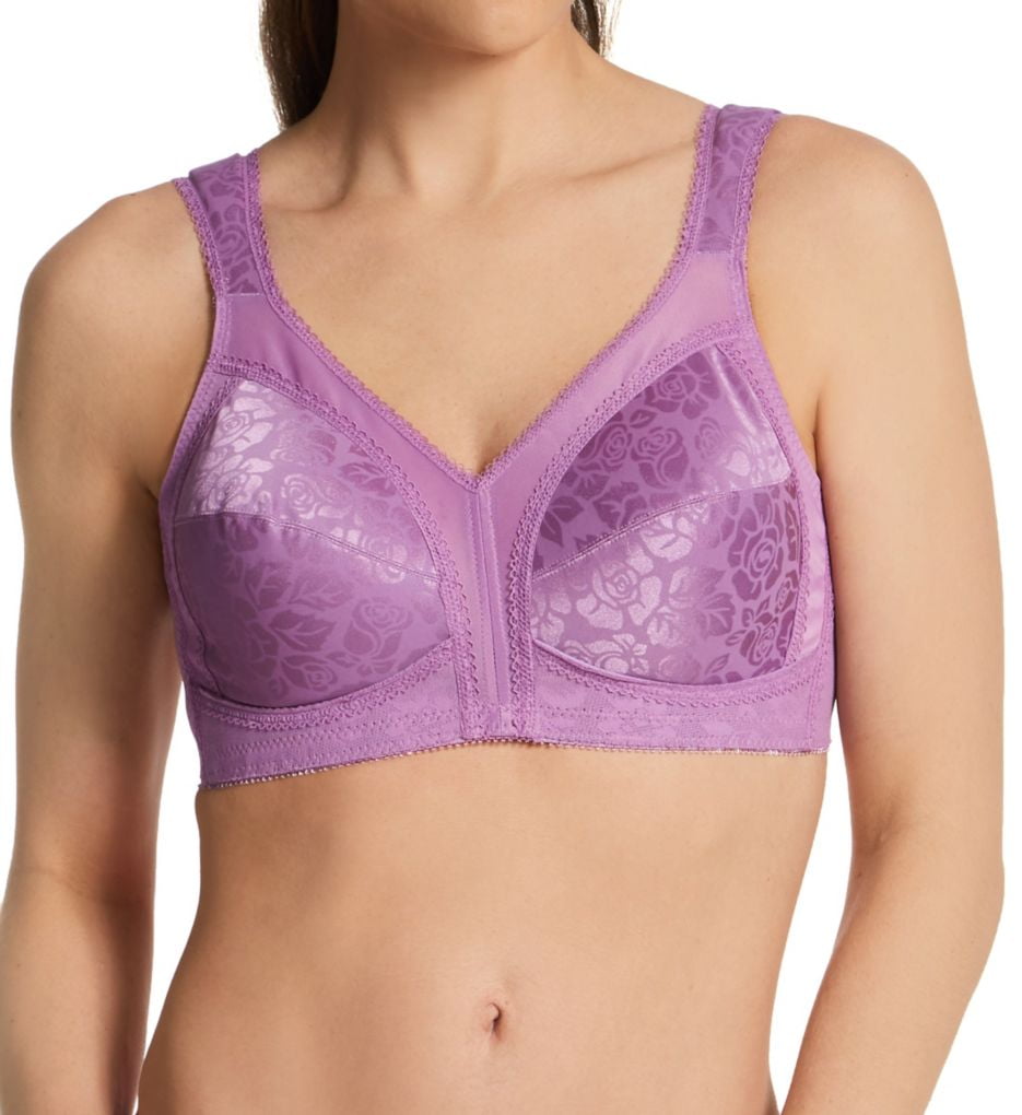 Women's Playtex 4693 18 Hour Original Comfort Strap Wirefree Bra (Tinted Lavender 36B) - Walmart.com