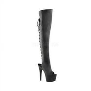 Women's Pleaser Delight 5000 Stripped Heels with Platform - Walmart.com