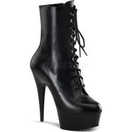 Women's Pleaser Delight 5000 Stripped Heels with Platform - Walmart.com