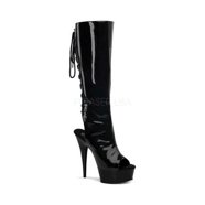 Women's Pleaser Delight 5000 Stripped Heels with Platform - Walmart.com