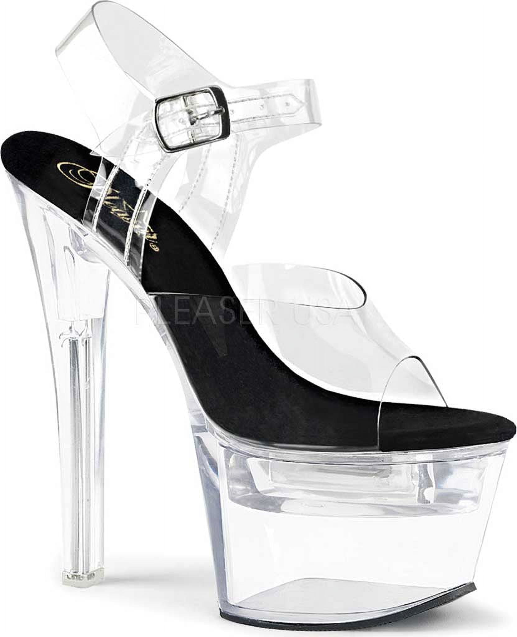 Pleaser Women's Flashdance 708 Ankle-Strap Sandal, True To Size ...