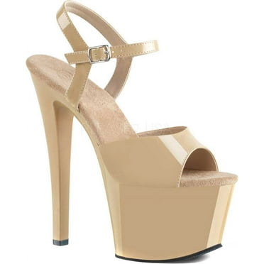 Women's Pleaser Delight 601-6 Leopard - Walmart.com