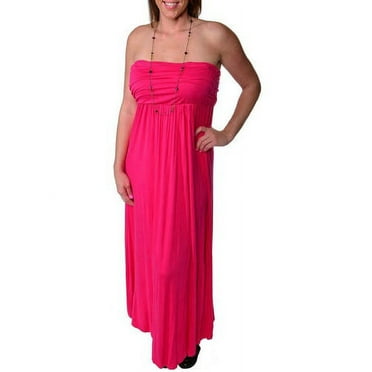 Women's Casual XL Basic Comfy 3/4 Sleeve Flare A-line Jersey Midi Long ...