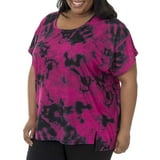 Women's Plus-Size Active Poncho 2fer Top - Walmart.com
