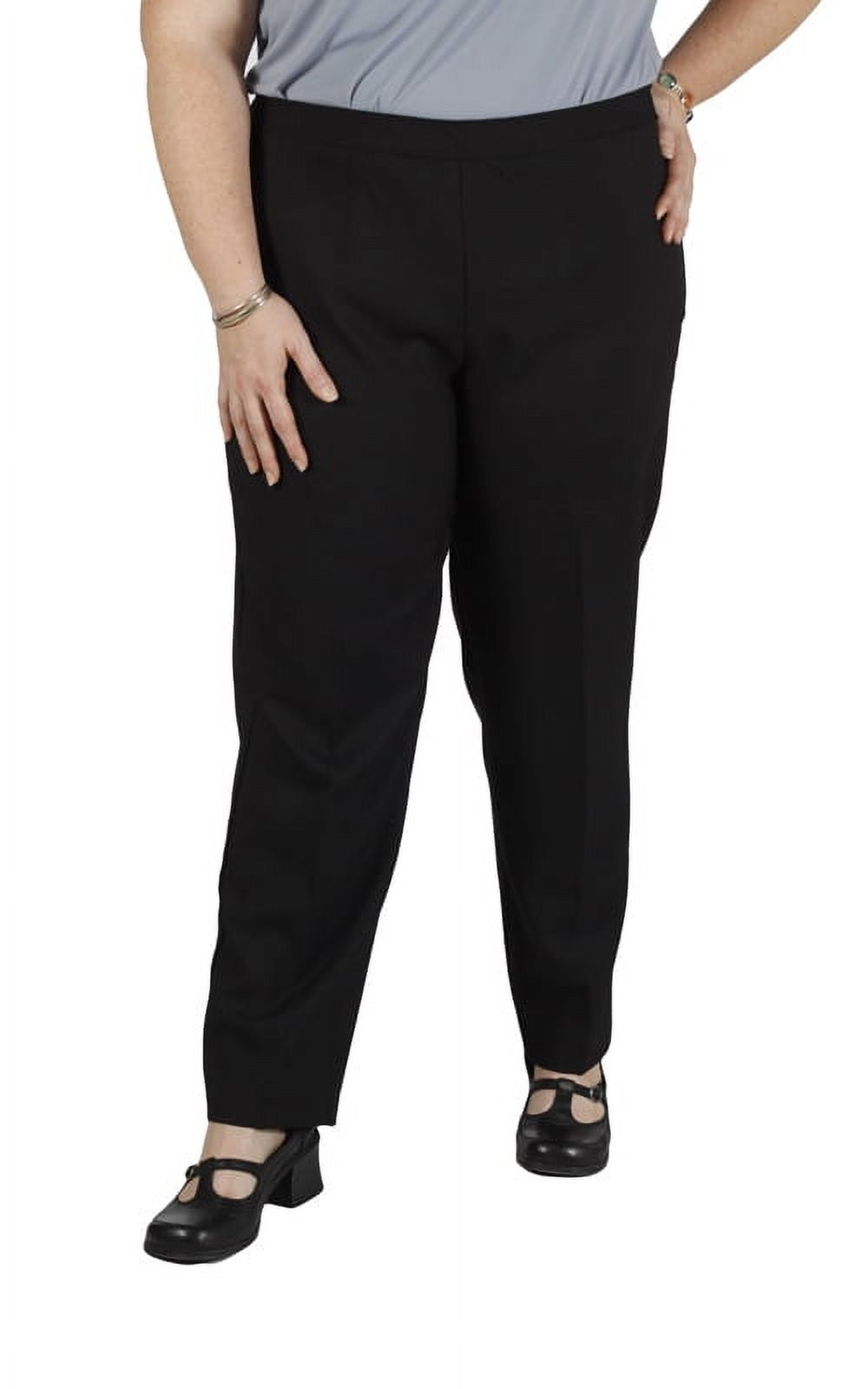 Women's Plus Size Black Bend Over® Pull-On Pants - 30W - Walmart.com