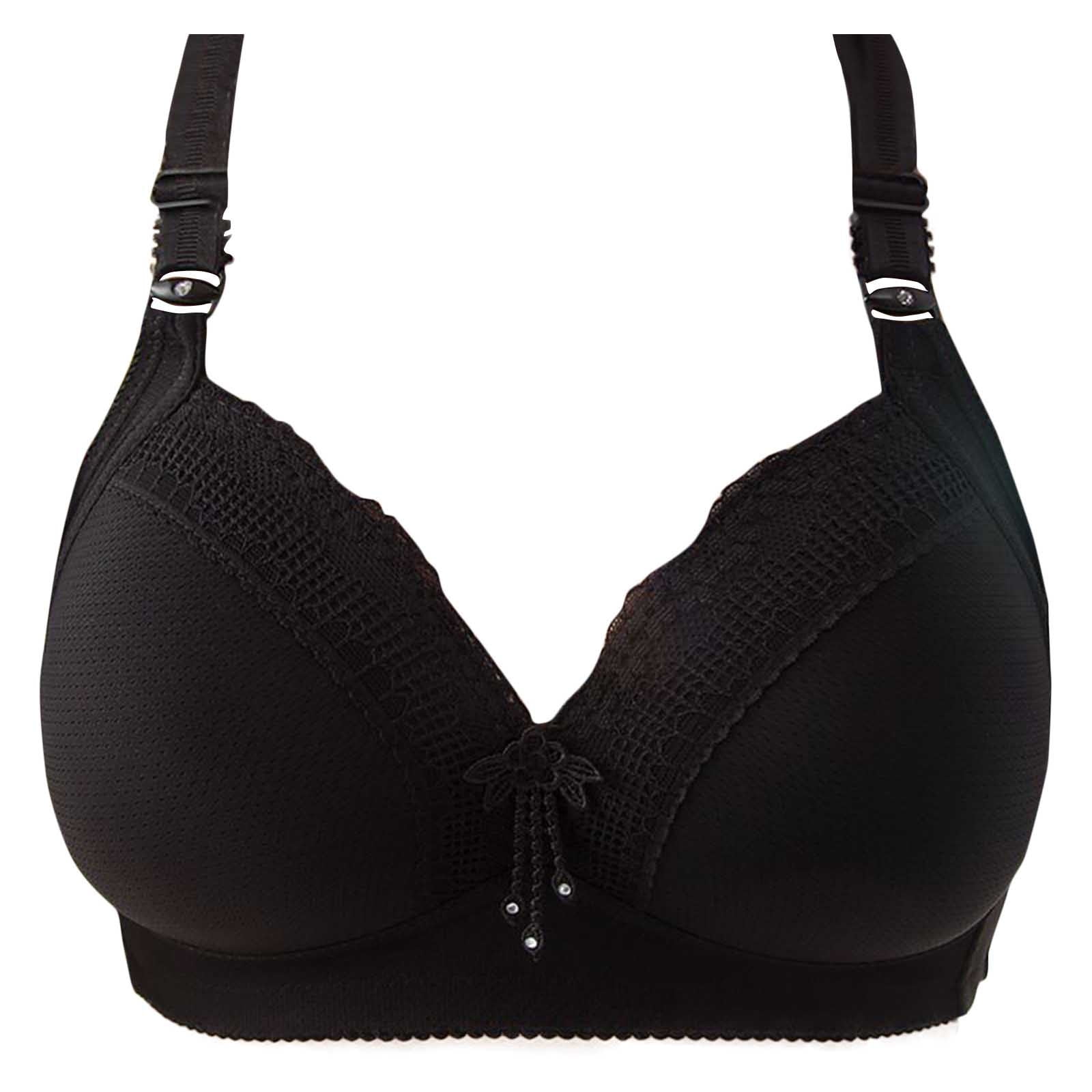 Women's Plus Size Bras, Womens Lace Push Up Bra Add 2 Cups Underwire ...