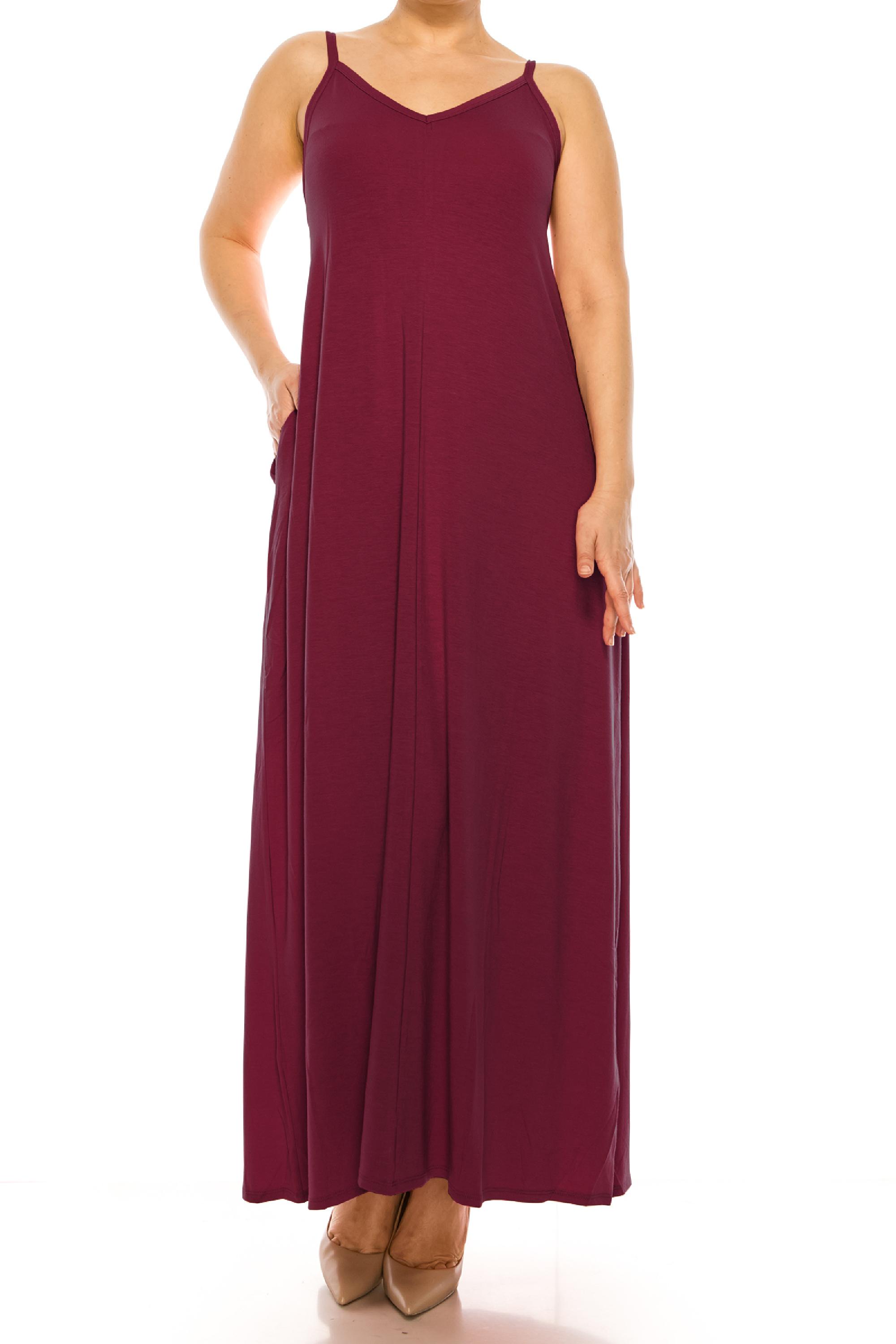 Women's Easy Knit Cami Maxi Dress - Walmart.com