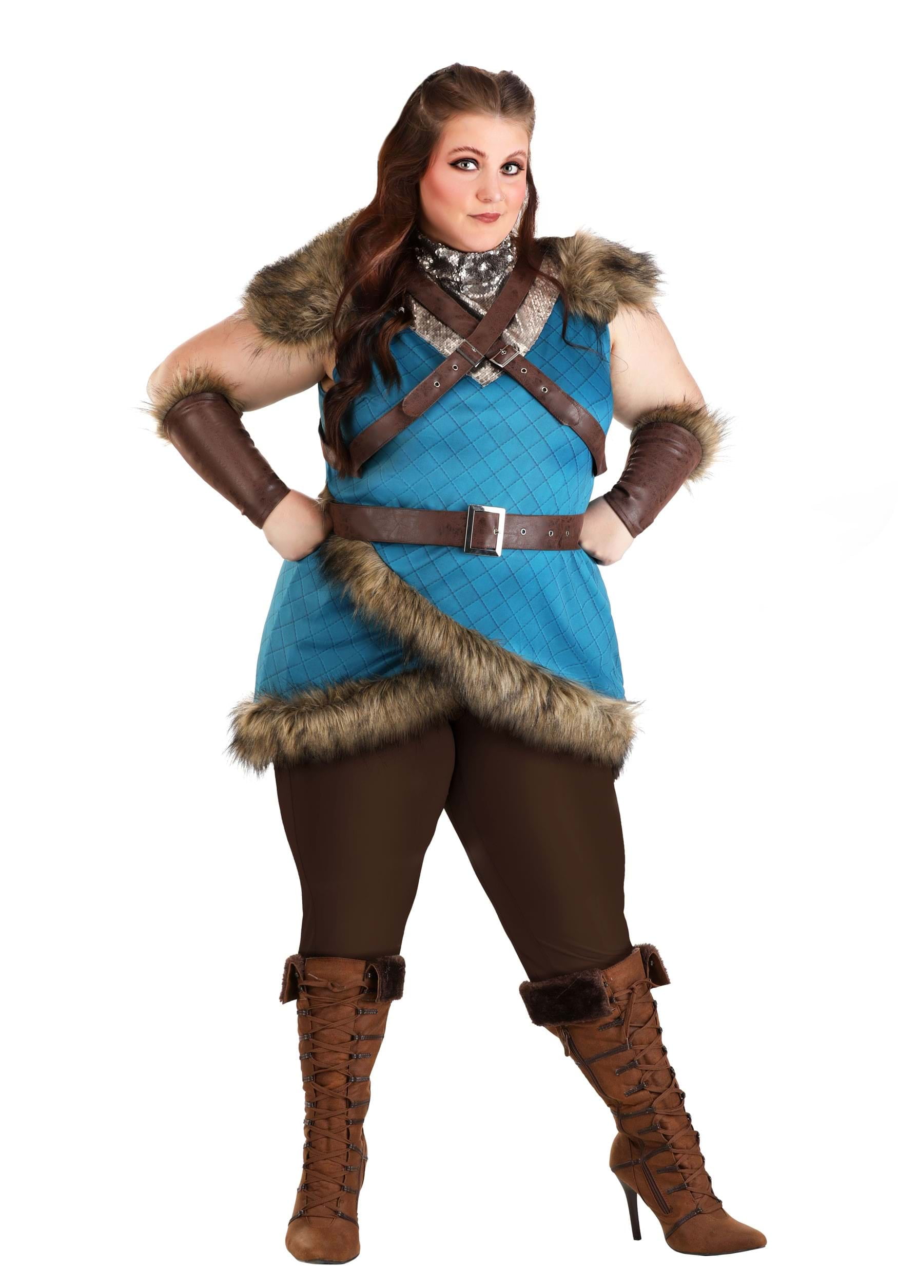 Women's Plus Size Deluxe Valhalla Viking Costume - Walmart.com