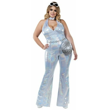 Disco Diva Plus Costume for Women - Walmart.com