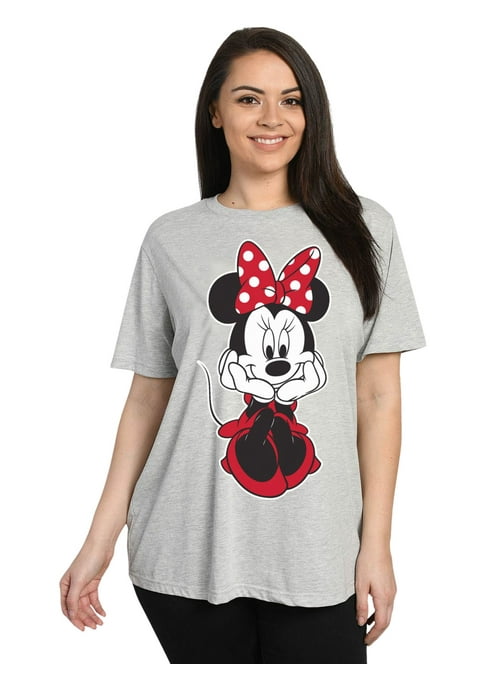 Disney - Minnie Mouse - Women's Short Sleeve Graphic T-Shirt - Walmart.com