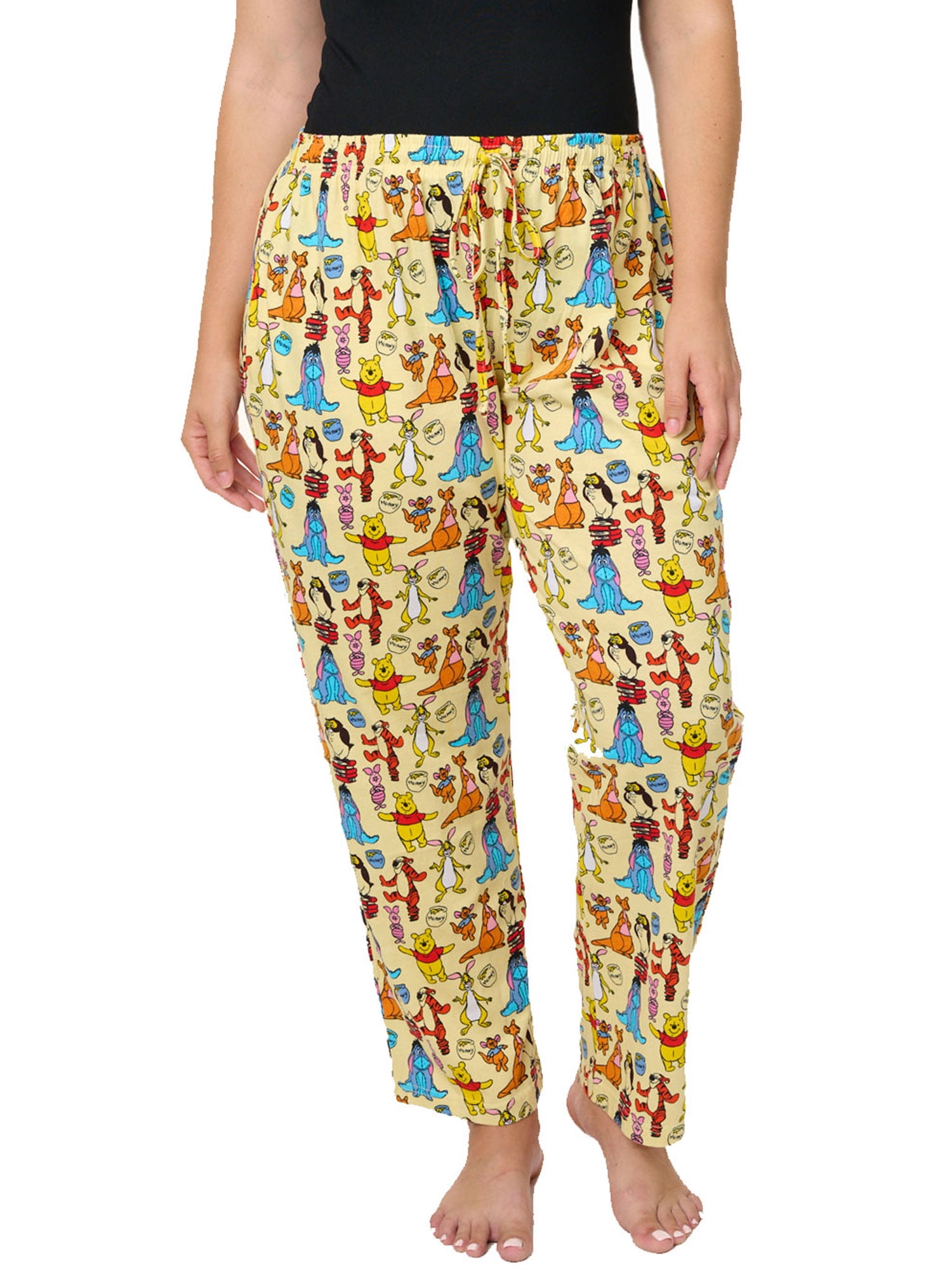 Women's Plus Size Disney Winnie The Pooh Eeyore Pajama Pants Loungewear ...