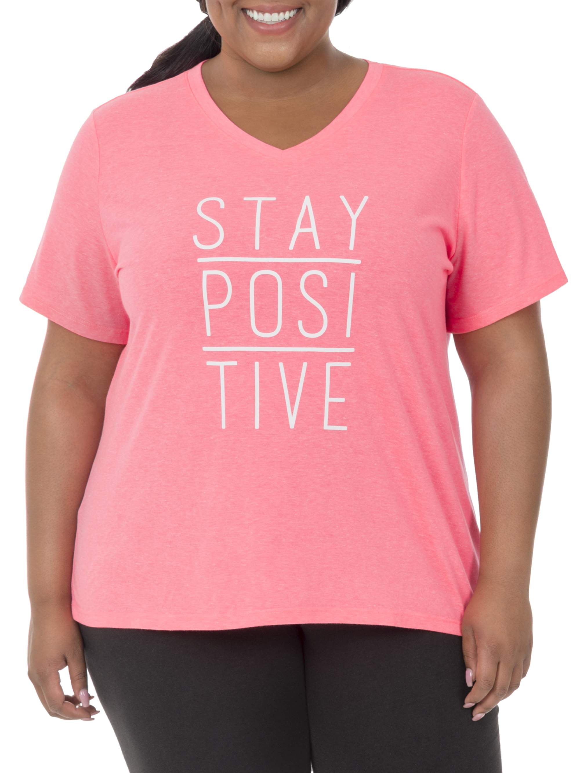 Women's Plus-Size Graphic Tee - Walmart.com