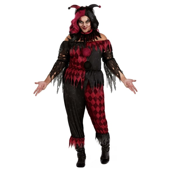 Womens Sexy Clown Costume