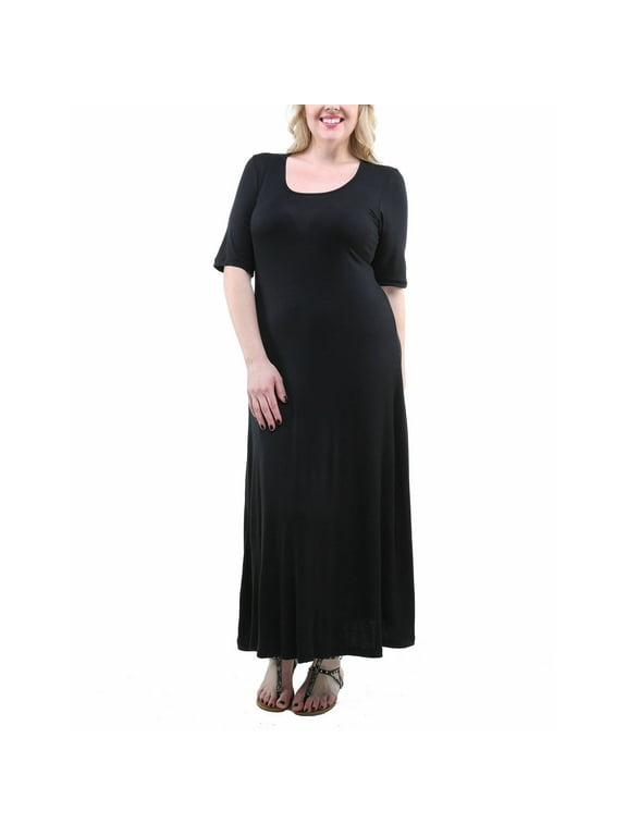 Avenue Women's Plus Size Arlo Bell Sleeve Maxi Dress - Walmart.com