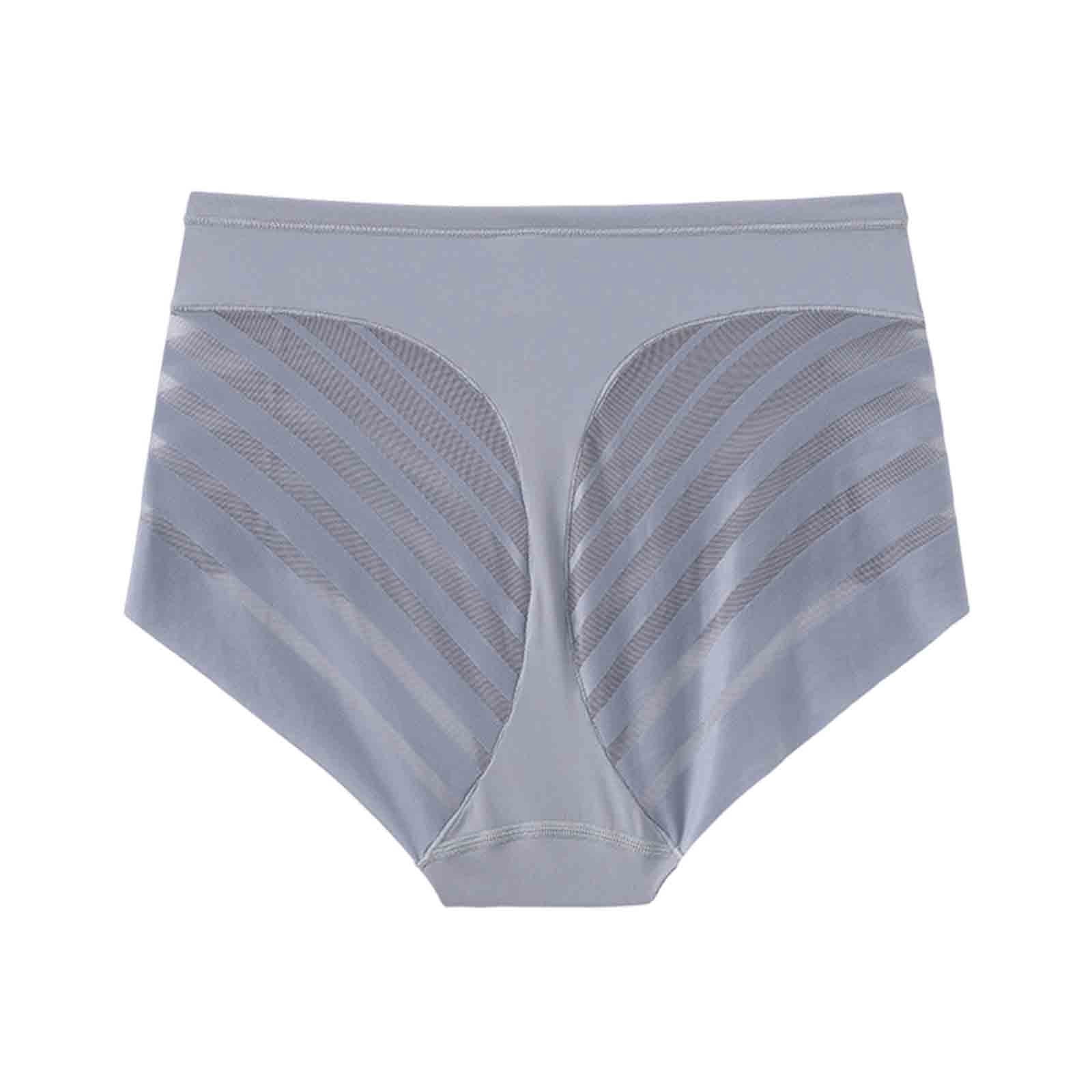 Women's Plus Size Mid‑Rise Underwear, High Stretch Soft Panty ...